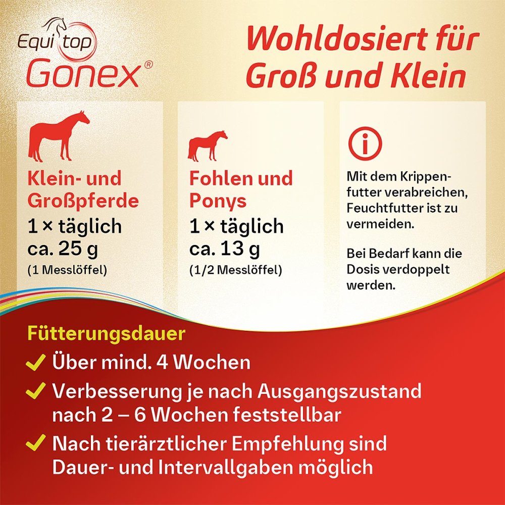 Equitop Gonex veterinär Granulat 750 g online kaufen