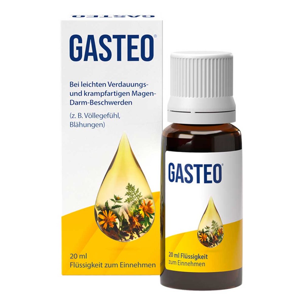 Gasteo® Magen-Tropfen bei Magen & Verdauungsproblemen 20 ml